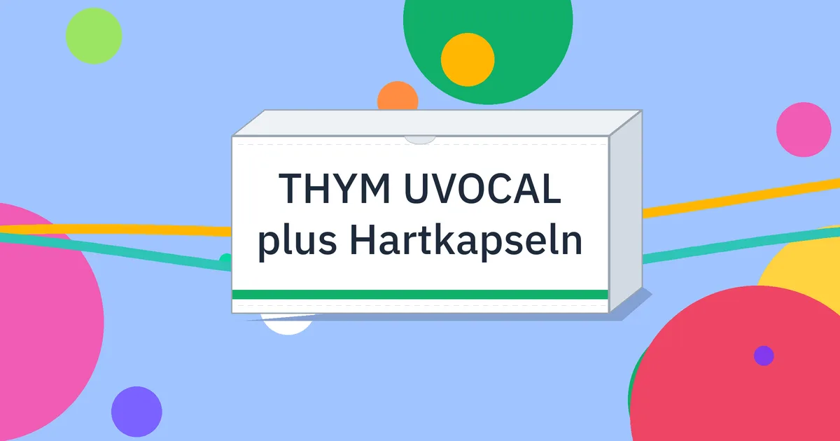 Symbolbild: Packung mit der Aufschrift THYM UVOCAL plus Hartkapseln (PZN 05917660) – Verfügbarkeit und Bezug in Apotheken in Frankfurt am Main