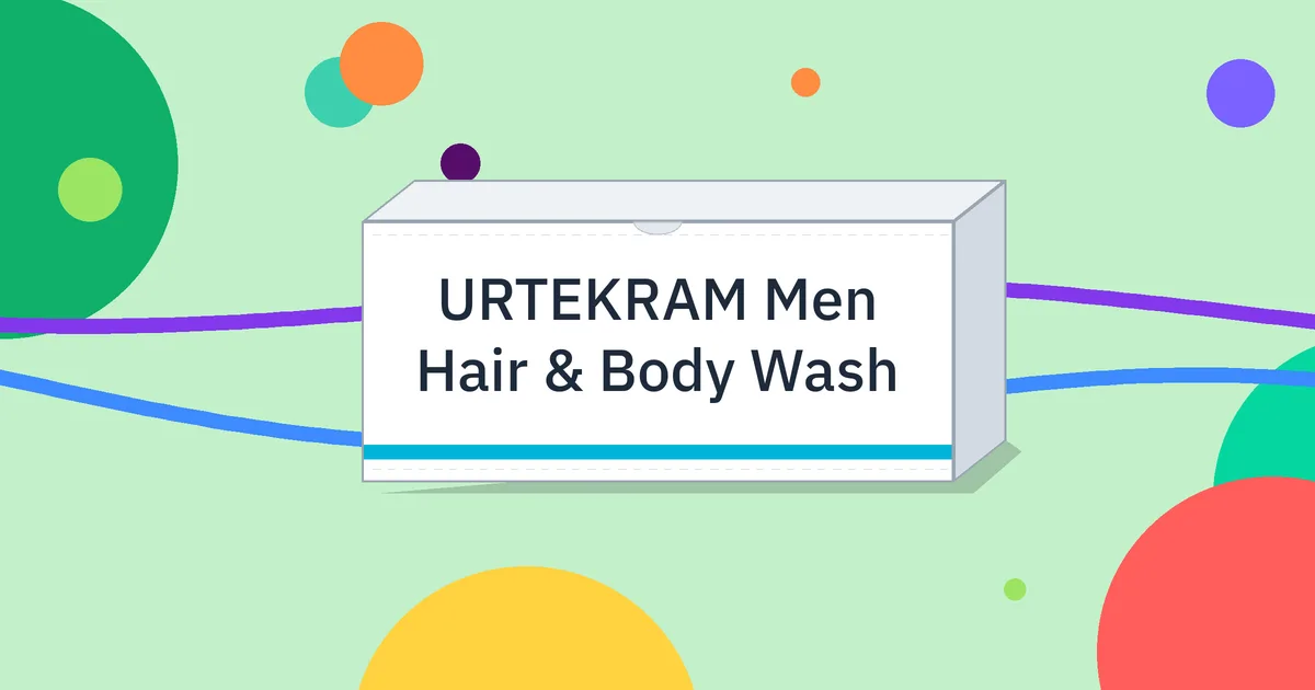 Symbolbild: Packung mit der Aufschrift URTEKRAM Men Hair & Body Wash (PZN 18820809) – Verfügbarkeit und Bezug in Apotheken in Frankfurt am Main