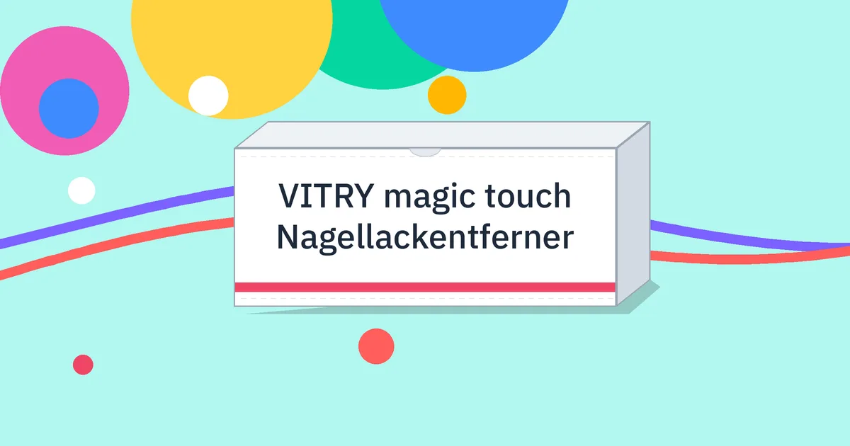 Symbolbild: Packung mit der Aufschrift VITRY magic touch Nagellackentferner (PZN 14306033) – Verfügbarkeit und Bezug in Apotheken in Frankfurt am Main
