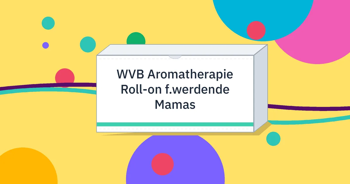 Symbolbild: Packung mit der Aufschrift WVB Aromatherapie Roll-on f.werdende Mamas (PZN 17164303) – Verfügbarkeit und Bezug in Apotheken in Frankfurt am Main