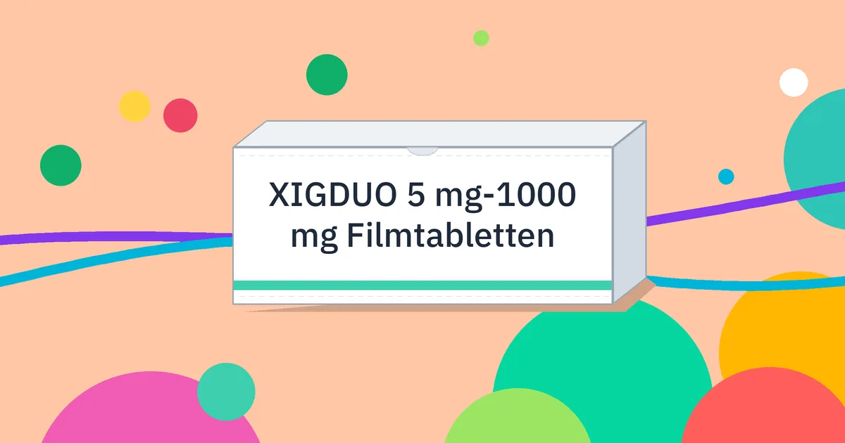 Symbolbild: Packung mit der Aufschrift XIGDUO 5 mg-1000 mg Filmtabletten (PZN 16850172) – Verfügbarkeit und Bezug in Apotheken in Frankfurt am Main