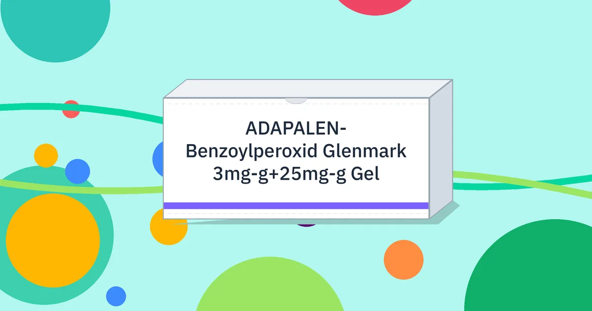 Symbolbild: Packung mit der Aufschrift ADAPALEN-Benzoylperoxid Glenmark 3mg-g+25mg-g Gel (PZN 19790335) – Verfügbarkeit und Bezug in Apotheken in Frankfurt am Main
