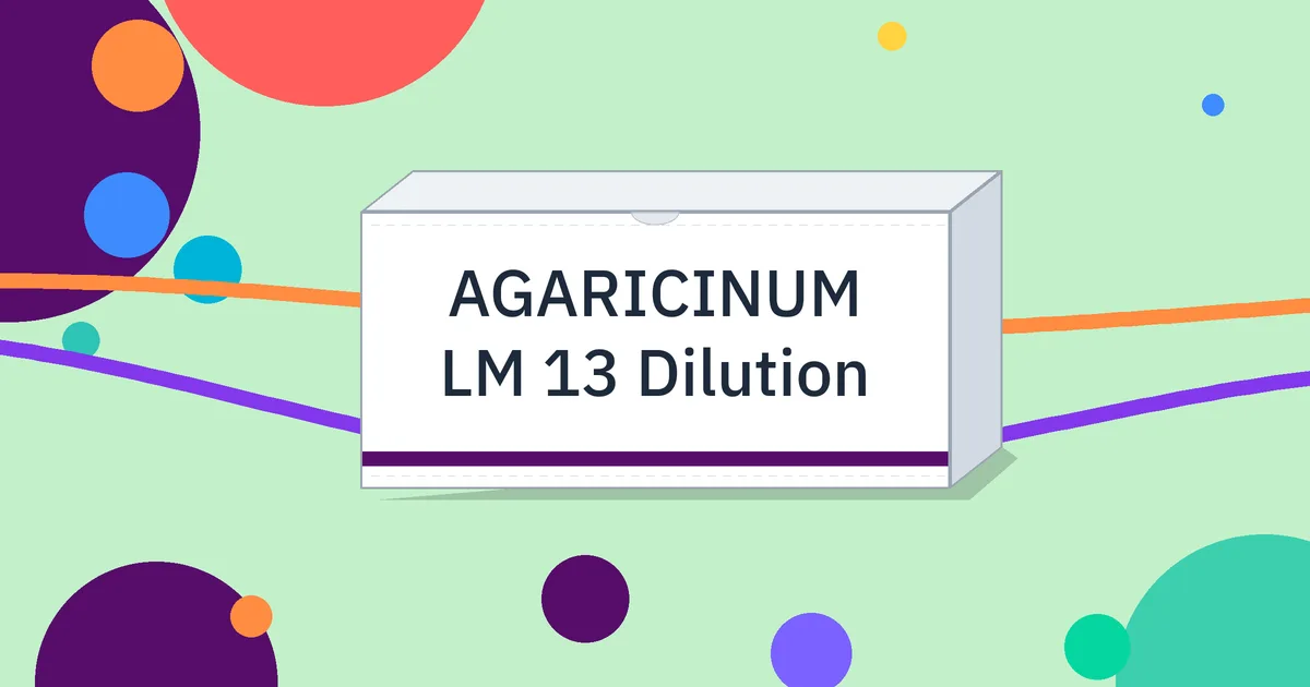 Symbolbild: Packung mit der Aufschrift AGARICINUM LM 13 Dilution (PZN 13302932) – Verfügbarkeit und Bezug in Apotheken in Frankfurt am Main