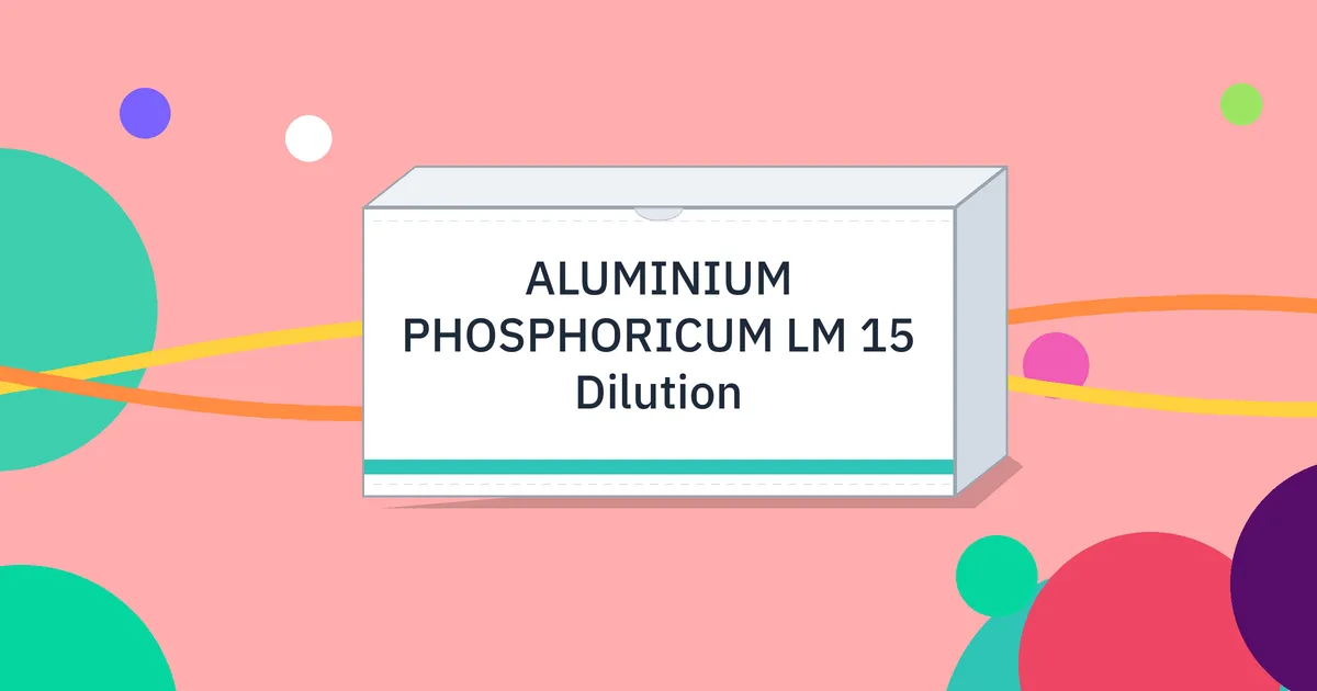 Symbolbild: Packung mit der Aufschrift ALUMINIUM PHOSPHORICUM LM 15 Dilution (PZN 13317187) – Verfügbarkeit und Bezug in Apotheken in Frankfurt am Main