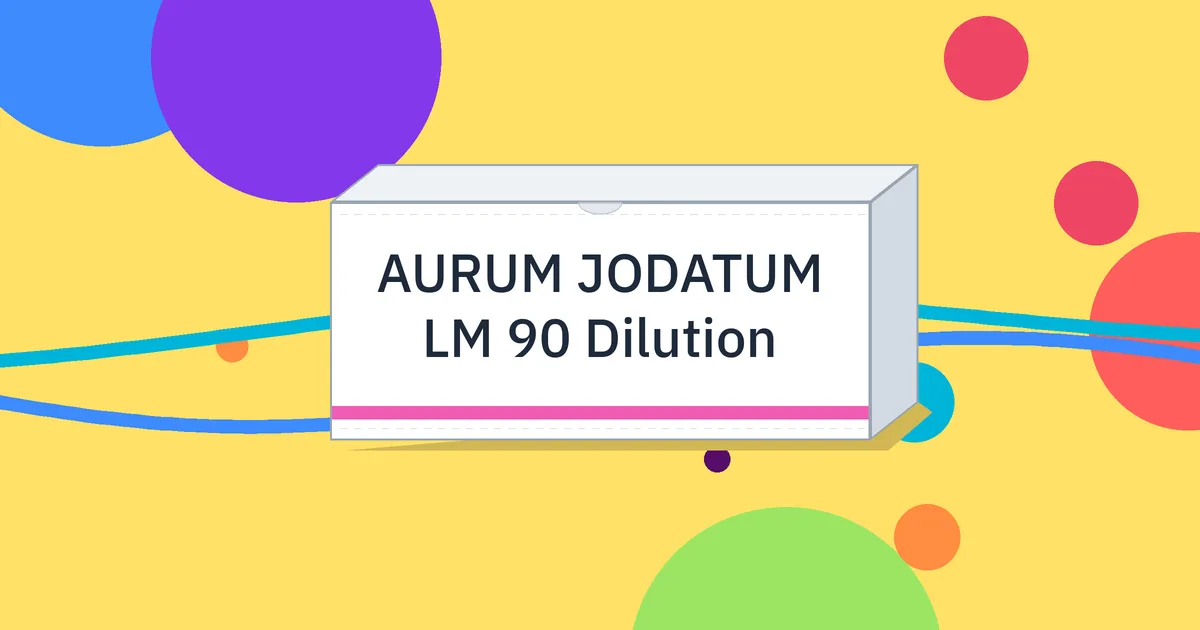 Symbolbild: Packung mit der Aufschrift AURUM JODATUM LM 90 Dilution (PZN 12784900) – Verfügbarkeit und Bezug in Apotheken in Frankfurt am Main