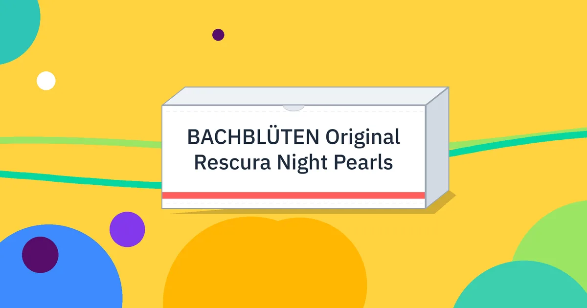 Symbolbild: Packung mit der Aufschrift BACHBLÜTEN Original Rescura Night Pearls (PZN 16391882) – Verfügbarkeit und Bezug in Apotheken in Frankfurt am Main