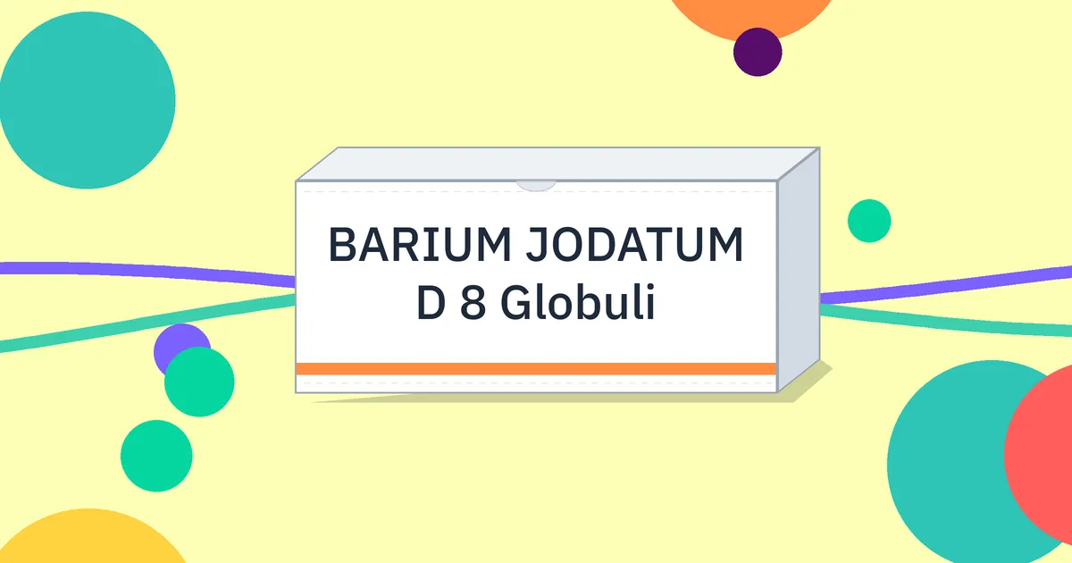 Symbolbild: Packung mit der Aufschrift BARIUM JODATUM D 8 Globuli (PZN 07594758) – Verfügbarkeit und Bezug in Apotheken in Frankfurt am Main
