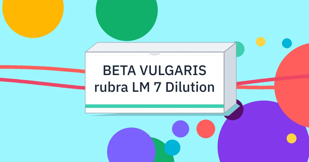 Symbolbild: Packung mit der Aufschrift BETA VULGARIS rubra LM 7 Dilution (PZN 13384870) – Verfügbarkeit und Bezug in Apotheken in Frankfurt am Main