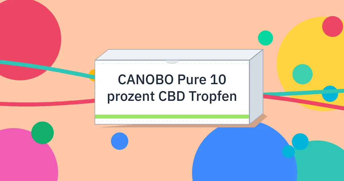 Symbolbild: Packung mit der Aufschrift CANOBO Pure 10 prozent CBD Tropfen (PZN 16756295) – Verfügbarkeit und Bezug in Apotheken in Frankfurt am Main