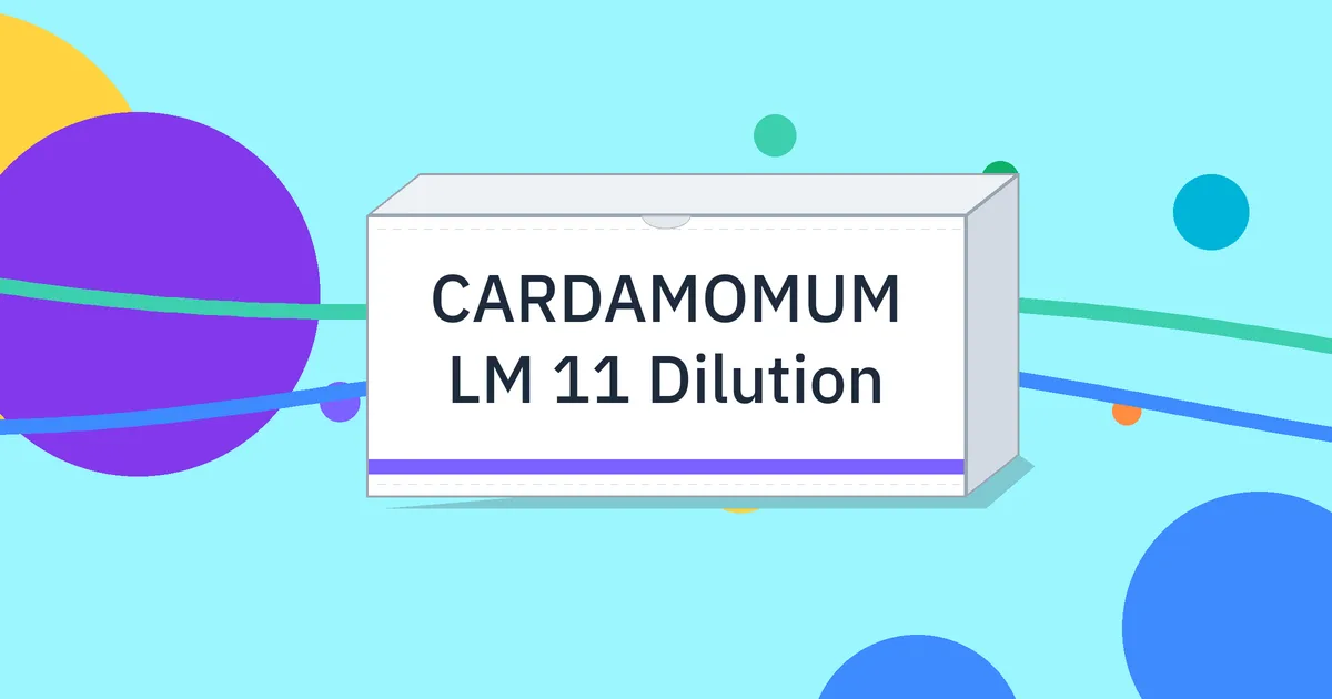 Symbolbild: Packung mit der Aufschrift CARDAMOMUM LM 11 Dilution (PZN 13429590) – Verfügbarkeit und Bezug in Apotheken in Frankfurt am Main