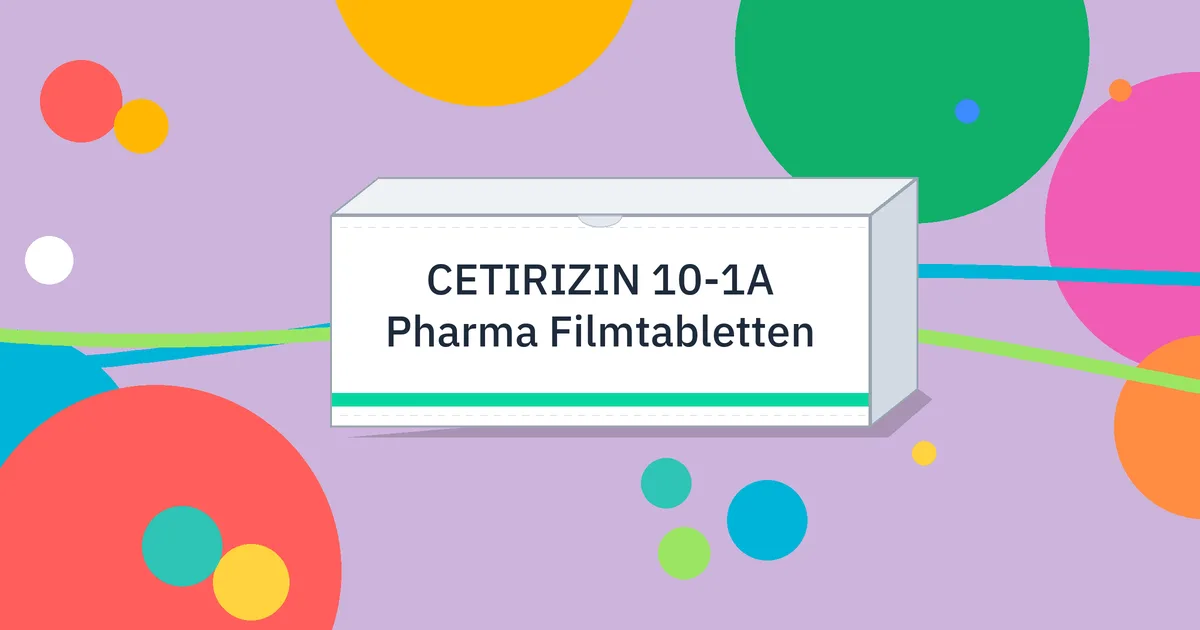 Symbolbild: Packung mit der Aufschrift CETIRIZIN 10-1A Pharma Filmtabletten (PZN 03823570) – Verfügbarkeit und Bezug in Apotheken in Frankfurt am Main
