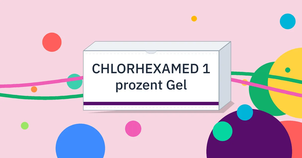 Symbolbild: Packung mit der Aufschrift CHLORHEXAMED 1 prozent Gel (PZN 02157562) – Verfügbarkeit und Bezug in Apotheken in Frankfurt am Main