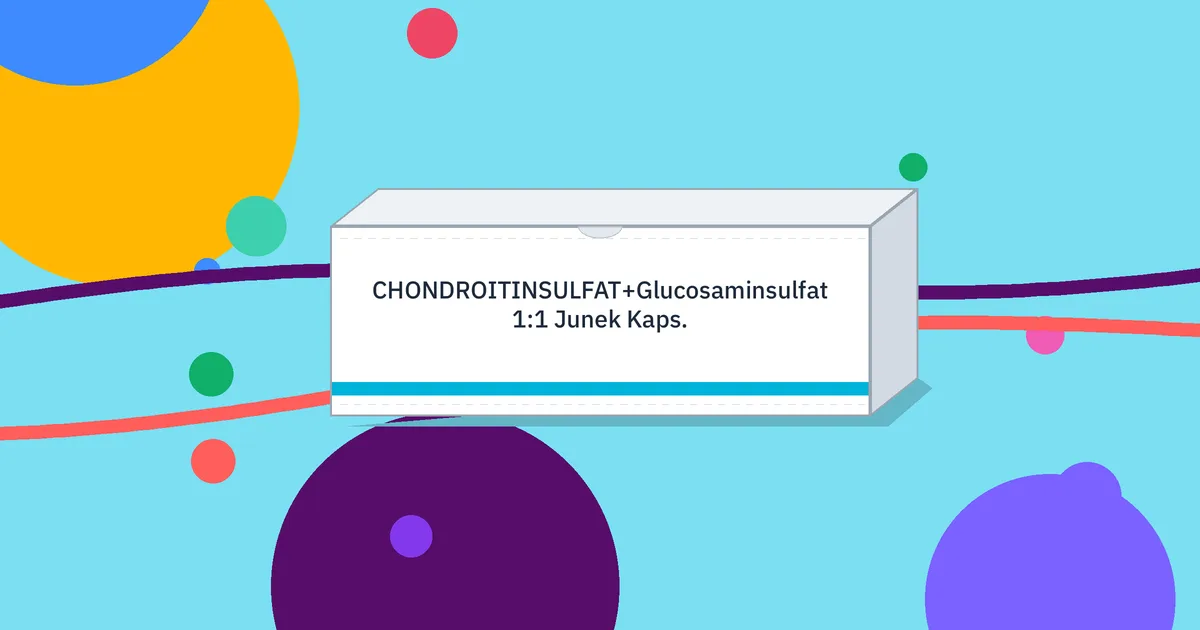 Symbolbild: Packung mit der Aufschrift CHONDROITINSULFAT+Glucosaminsulfat 1:1 Junek Kaps. (PZN 01099420) – Verfügbarkeit und Bezug in Apotheken in Frankfurt am Main