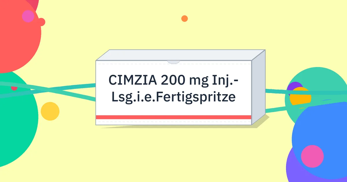 Symbolbild: Packung mit der Aufschrift CIMZIA 200 mg Inj.-Lsg.i.e.Fertigspritze (PZN 10709076) – Verfügbarkeit und Bezug in Apotheken in Frankfurt am Main