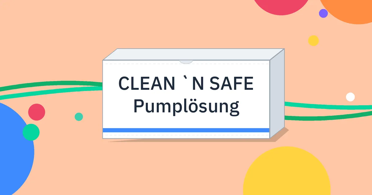 Symbolbild: Packung mit der Aufschrift CLEAN `N SAFE Pumplösung (PZN 09721267) – Verfügbarkeit und Bezug in Apotheken in Frankfurt am Main