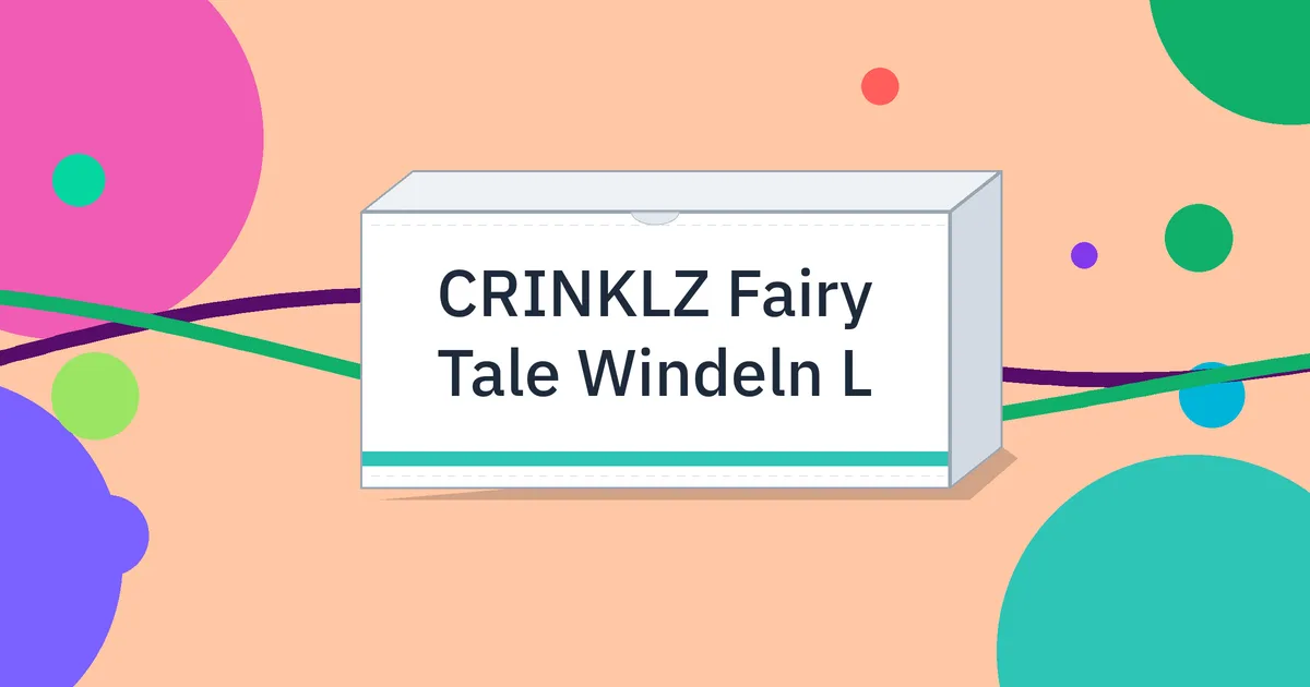 Symbolbild: Packung mit der Aufschrift CRINKLZ Fairy Tale Windeln L (PZN 18046528) – Verfügbarkeit und Bezug in Apotheken in Frankfurt am Main