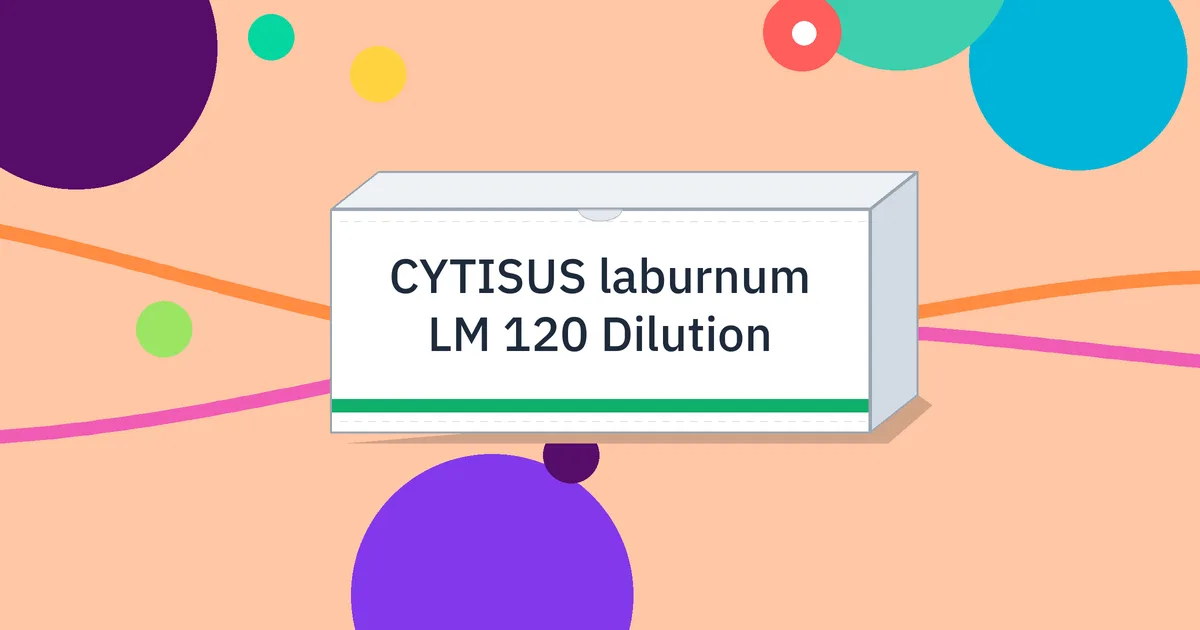 Symbolbild: Packung mit der Aufschrift CYTISUS laburnum LM 120 Dilution (PZN 13460832) – Verfügbarkeit und Bezug in Apotheken in Frankfurt am Main