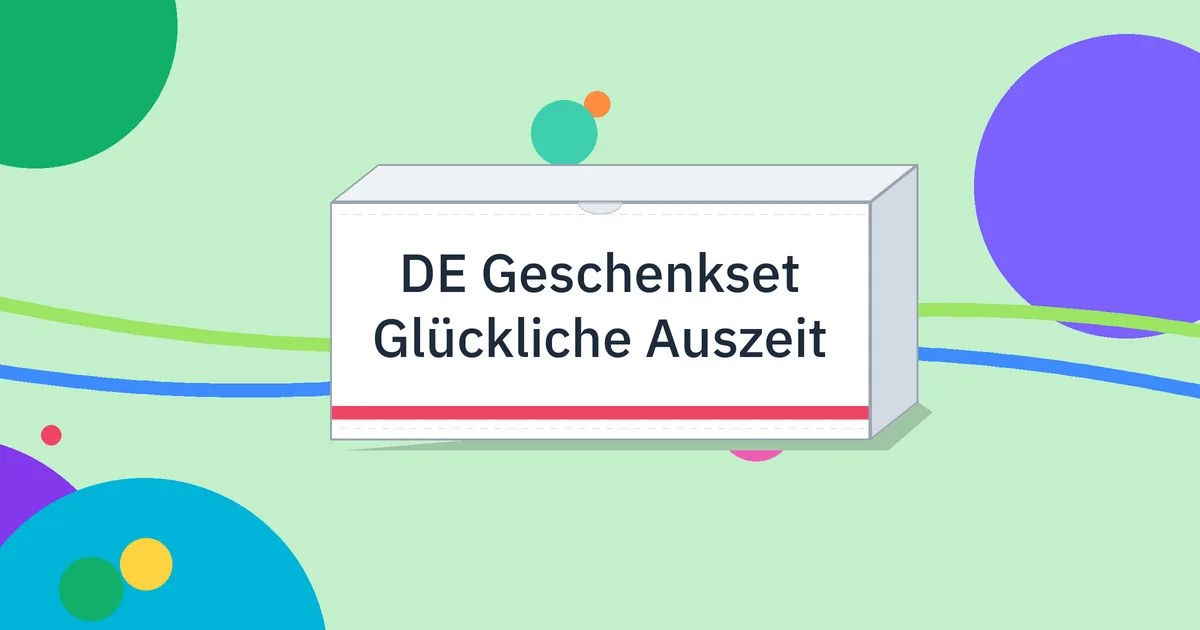 Symbolbild: Packung mit der Aufschrift DE Geschenkset Glückliche Auszeit (PZN 15781658) – Verfügbarkeit und Bezug in Apotheken in Frankfurt am Main