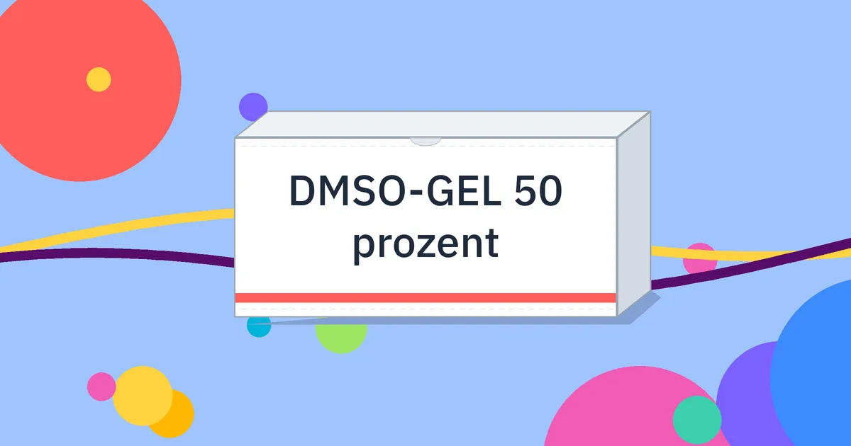 Symbolbild: Packung mit der Aufschrift DMSO-GEL 50 prozent (PZN 16234935) – Verfügbarkeit und Bezug in Apotheken in Frankfurt am Main