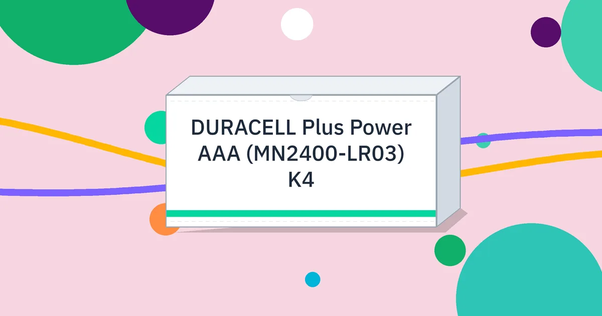 Symbolbild: Packung mit der Aufschrift DURACELL Plus Power AAA (MN2400-LR03) K4 (PZN 09507597) – Verfügbarkeit und Bezug in Apotheken in Frankfurt am Main