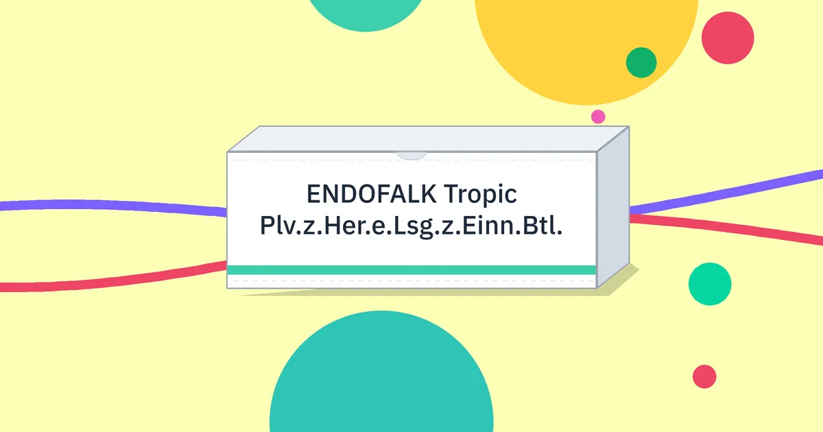 Symbolbild: Packung mit der Aufschrift ENDOFALK Tropic Plv.z.Her.e.Lsg.z.Einn.Btl. (PZN 00001353) – Verfügbarkeit und Bezug in Apotheken in Frankfurt am Main