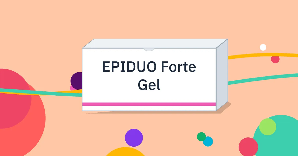 Symbolbild: Packung mit der Aufschrift EPIDUO Forte Gel (PZN 19810428) – Verfügbarkeit und Bezug in Apotheken in Frankfurt am Main