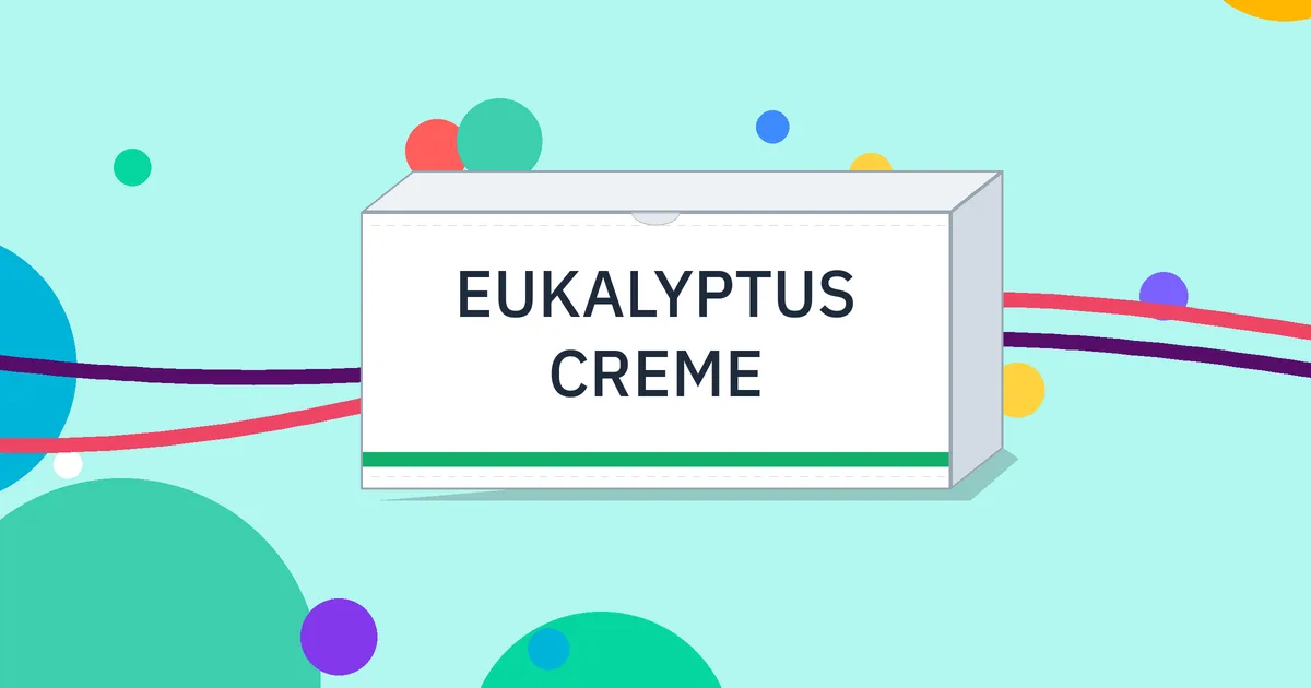Symbolbild: Packung mit der Aufschrift EUKALYPTUS CREME (PZN 06834261) – Verfügbarkeit und Bezug in Apotheken in Frankfurt am Main