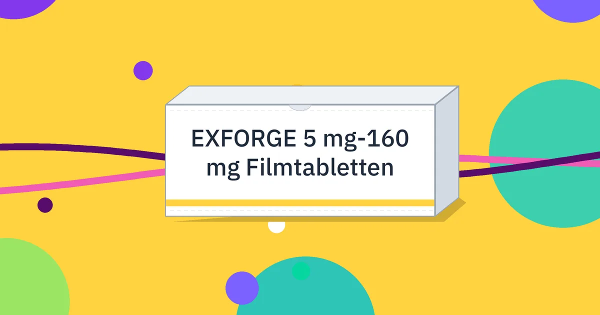 Symbolbild: Packung mit der Aufschrift EXFORGE 5 mg-160 mg Filmtabletten (PZN 10298354) – Verfügbarkeit und Bezug in Apotheken in Frankfurt am Main