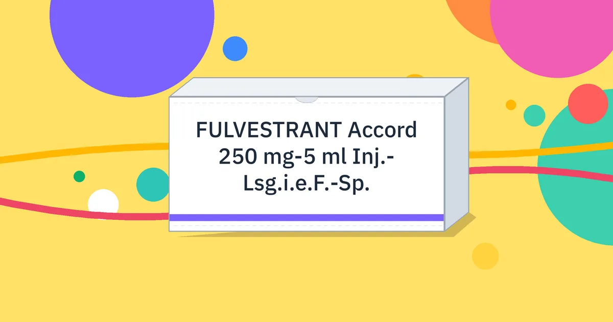 Symbolbild: Packung mit der Aufschrift FULVESTRANT Accord 250 mg-5 ml Inj.-Lsg.i.e.F.-Sp. (PZN 15882187) – Verfügbarkeit und Bezug in Apotheken in Frankfurt am Main