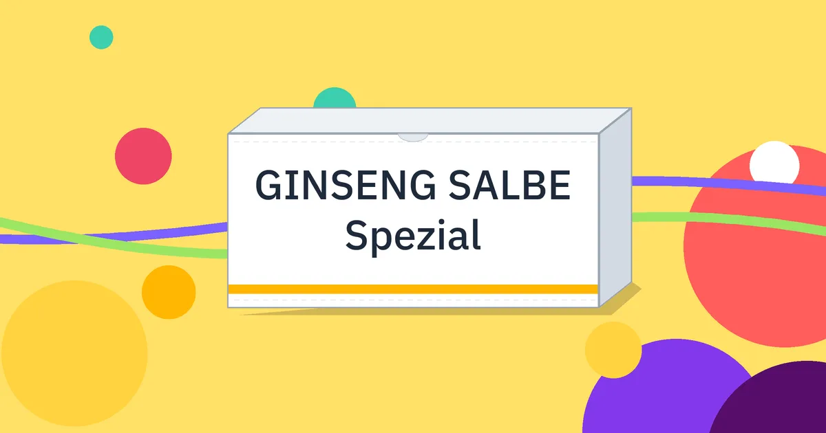 Symbolbild: Packung mit der Aufschrift GINSENG SALBE Spezial (PZN 02505968) – Verfügbarkeit und Bezug in Apotheken in Frankfurt am Main