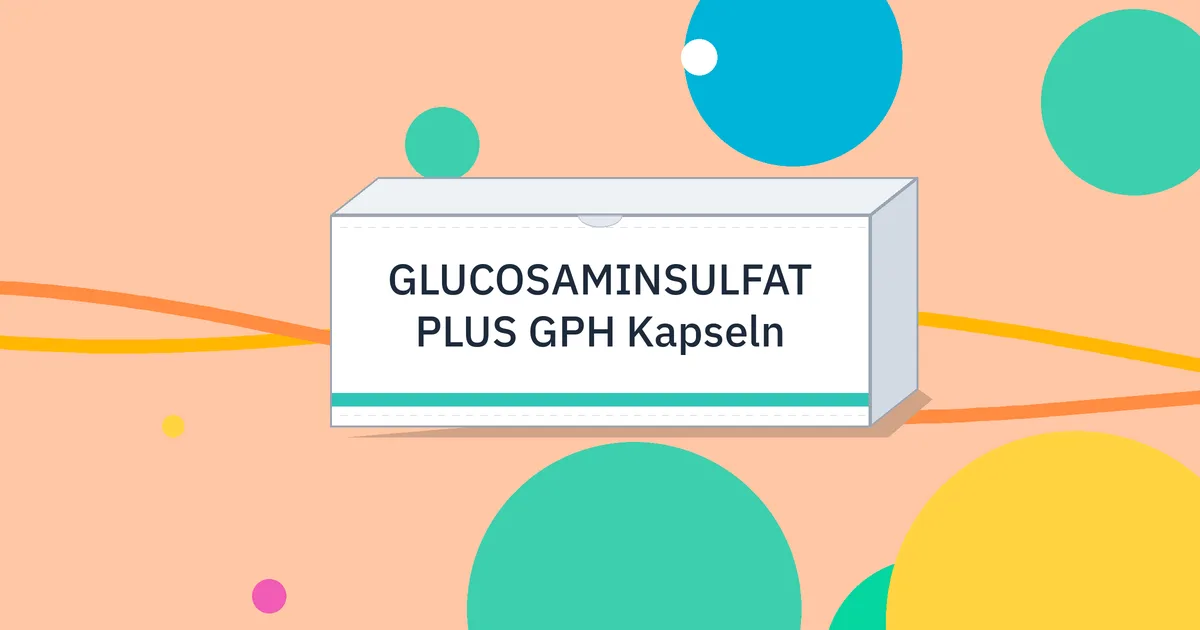 Symbolbild: Packung mit der Aufschrift GLUCOSAMINSULFAT PLUS GPH Kapseln (PZN 09749225) – Verfügbarkeit und Bezug in Apotheken in Frankfurt am Main