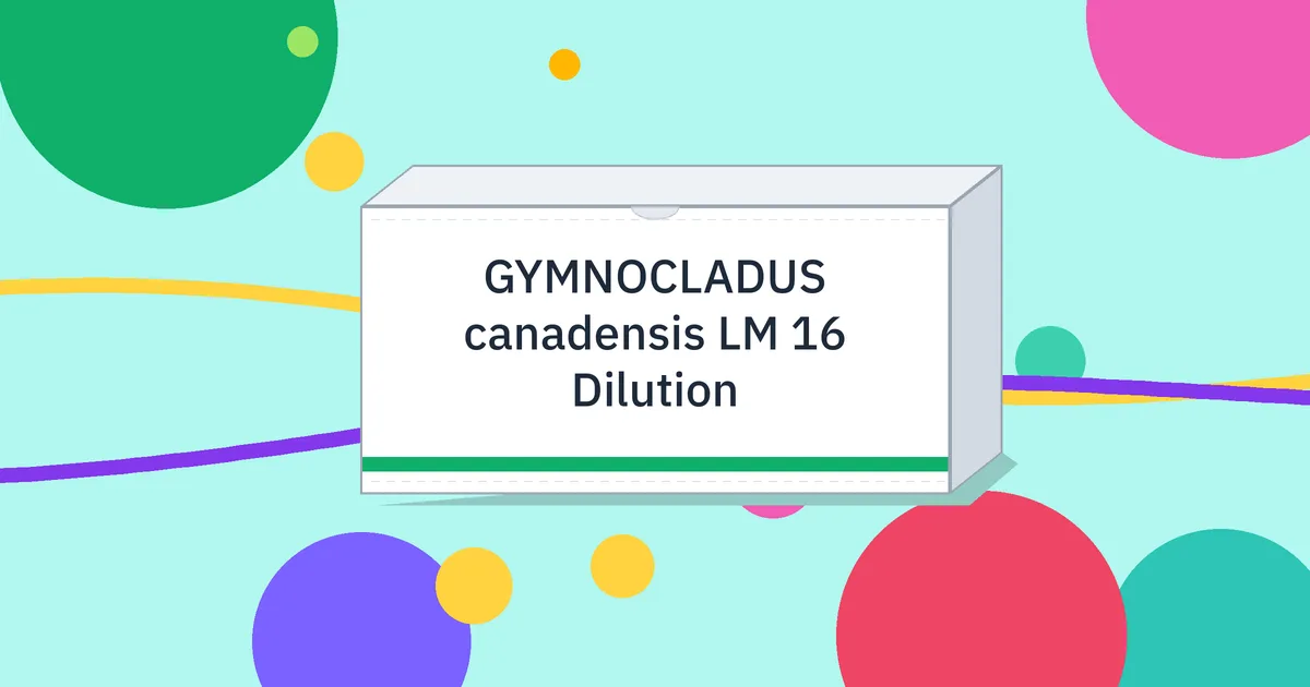 Symbolbild: Packung mit der Aufschrift GYMNOCLADUS canadensis LM 16 Dilution (PZN 13548923) – Verfügbarkeit und Bezug in Apotheken in Frankfurt am Main