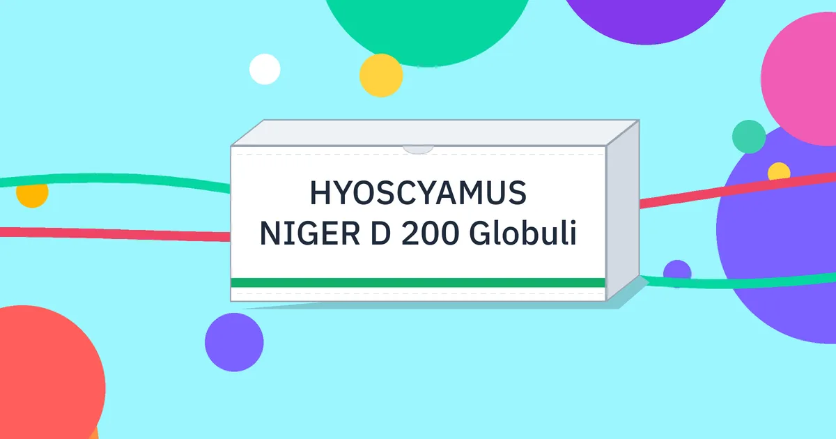 Symbolbild: Packung mit der Aufschrift HYOSCYAMUS NIGER D 200 Globuli (PZN 15304757) – Verfügbarkeit und Bezug in Apotheken in Frankfurt am Main