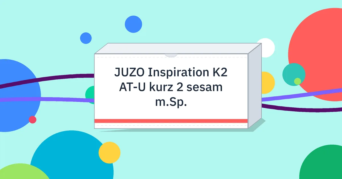 Symbolbild: Packung mit der Aufschrift JUZO Inspiration K2 AT-U kurz 2 sesam m.Sp. (PZN 14928935) – Verfügbarkeit und Bezug in Apotheken in Frankfurt am Main
