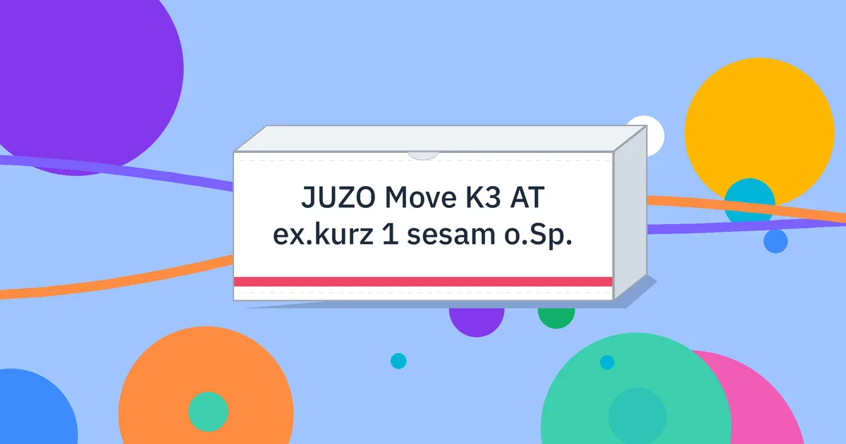 Symbolbild: Packung mit der Aufschrift JUZO Move K3 AT ex.kurz 1 sesam o.Sp. (PZN 20681539) – Verfügbarkeit und Bezug in Apotheken in Frankfurt am Main
