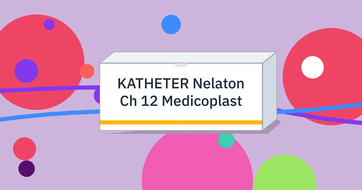 Symbolbild: Packung mit der Aufschrift KATHETER Nelaton Ch 12 Medicoplast (PZN 00172876) – Verfügbarkeit und Bezug in Apotheken in Frankfurt am Main