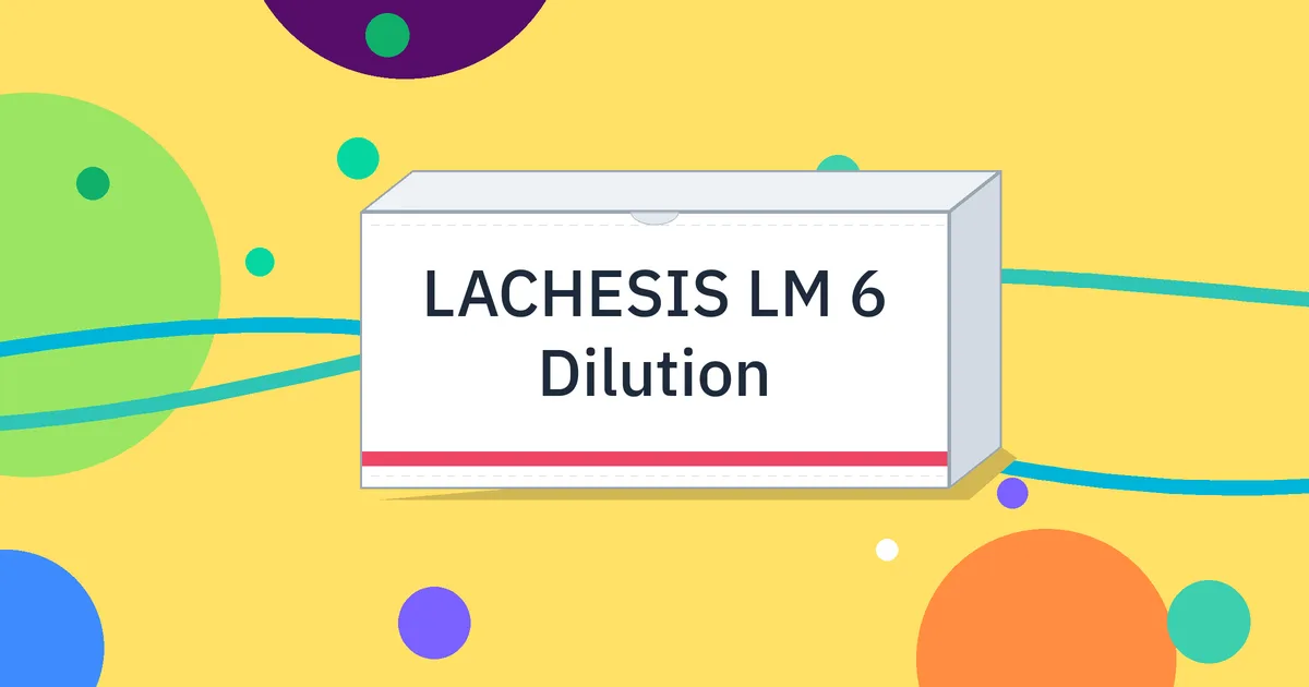 Symbolbild: Packung mit der Aufschrift LACHESIS LM 6 Dilution (PZN 02602588) – Verfügbarkeit und Bezug in Apotheken in Frankfurt am Main