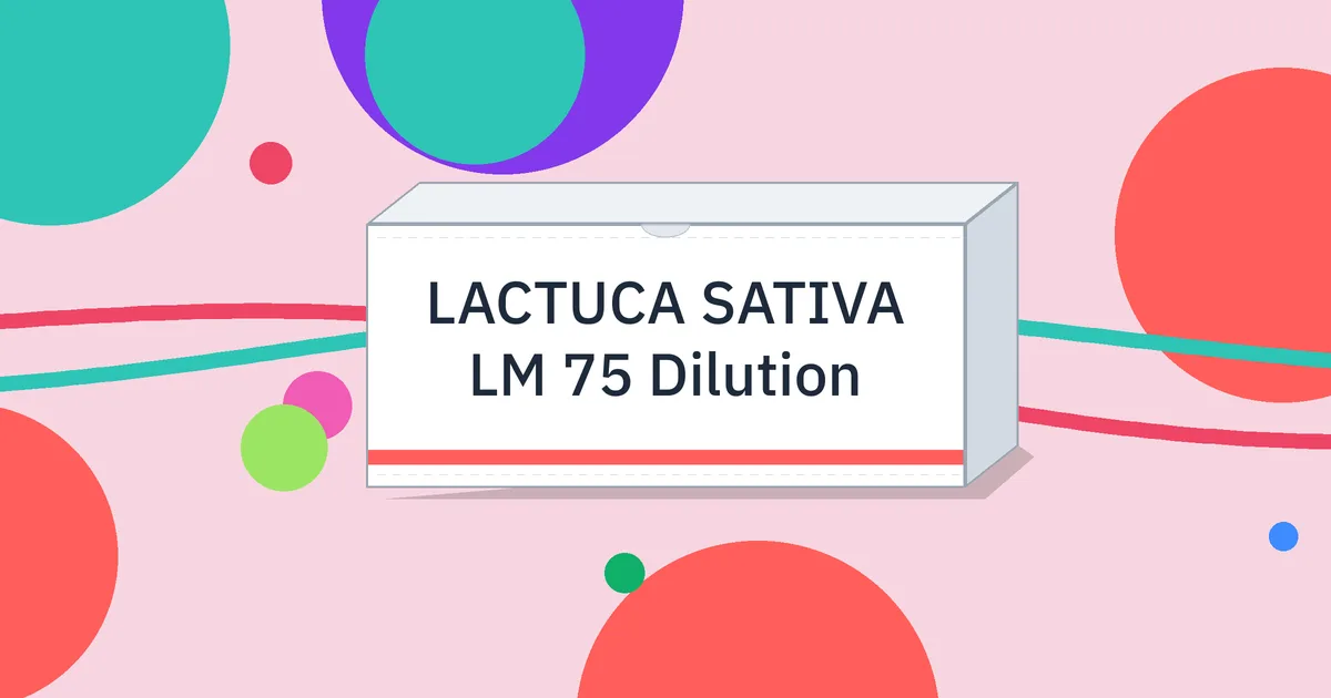 Symbolbild: Packung mit der Aufschrift LACTUCA SATIVA LM 75 Dilution (PZN 13521568) – Verfügbarkeit und Bezug in Apotheken in Frankfurt am Main