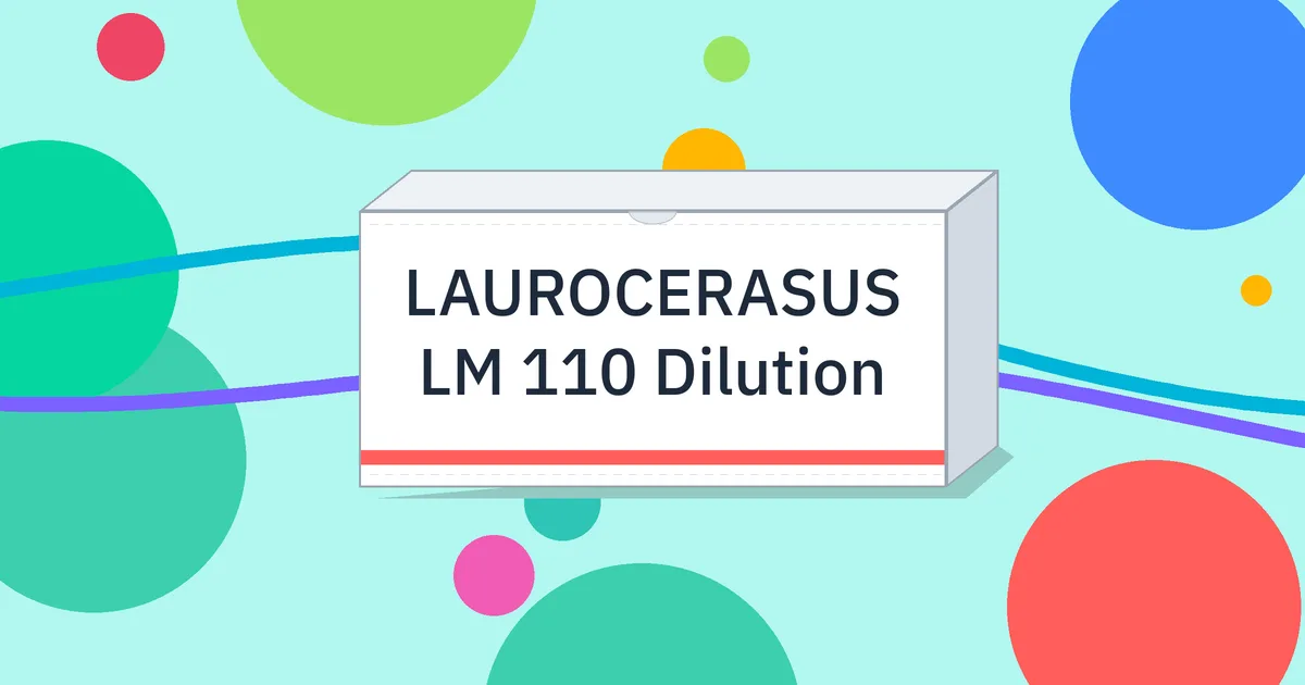 Symbolbild: Packung mit der Aufschrift LAUROCERASUS LM 110 Dilution (PZN 13524354) – Verfügbarkeit und Bezug in Apotheken in Frankfurt am Main
