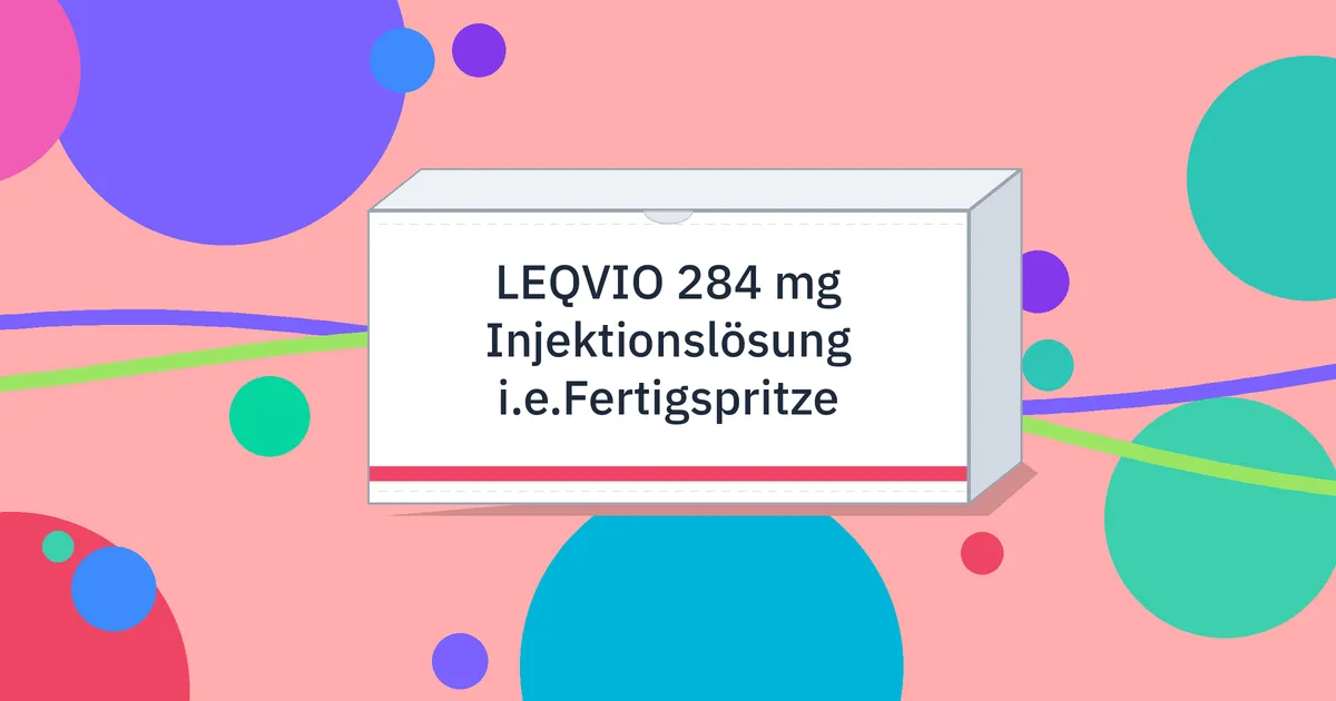 Symbolbild: Packung mit der Aufschrift LEQVIO 284 mg Injektionslösung i.e.Fertigspritze (PZN 19658191) – Verfügbarkeit und Bezug in Apotheken in Frankfurt am Main