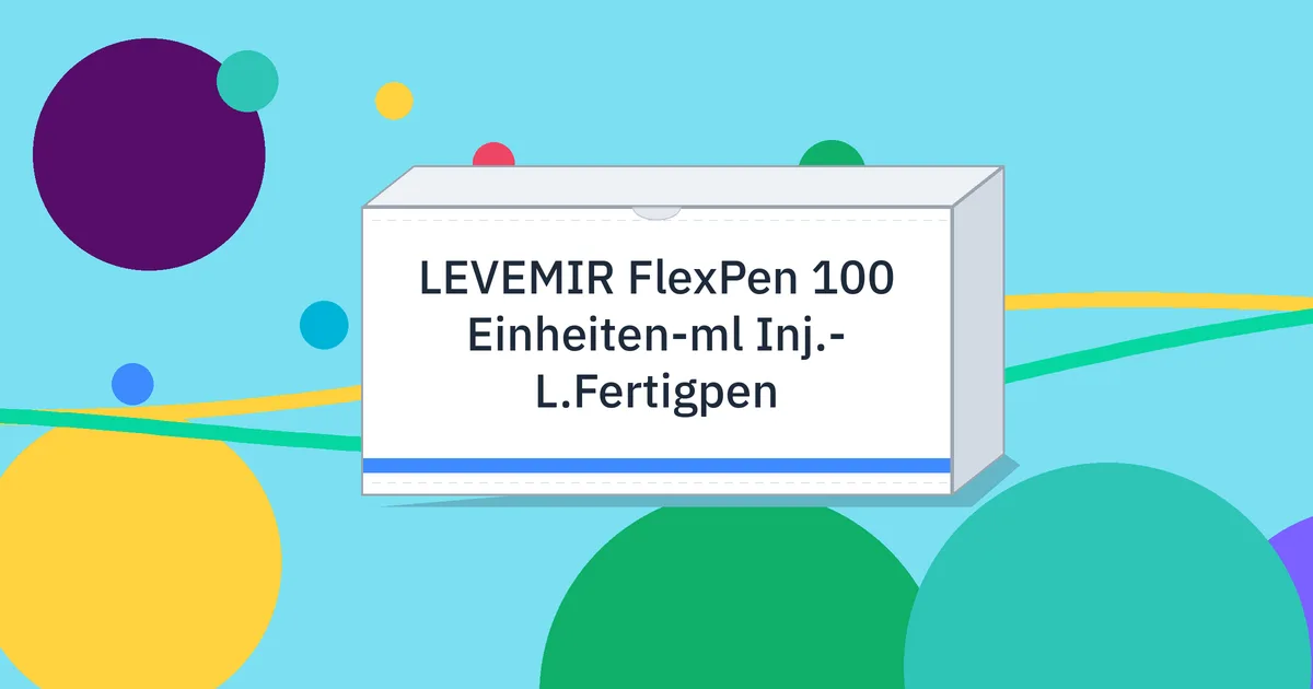 Symbolbild: Packung mit der Aufschrift LEVEMIR FlexPen 100 Einheiten-ml Inj.-L.Fertigpen (PZN 17165490) – Verfügbarkeit und Bezug in Apotheken in Frankfurt am Main