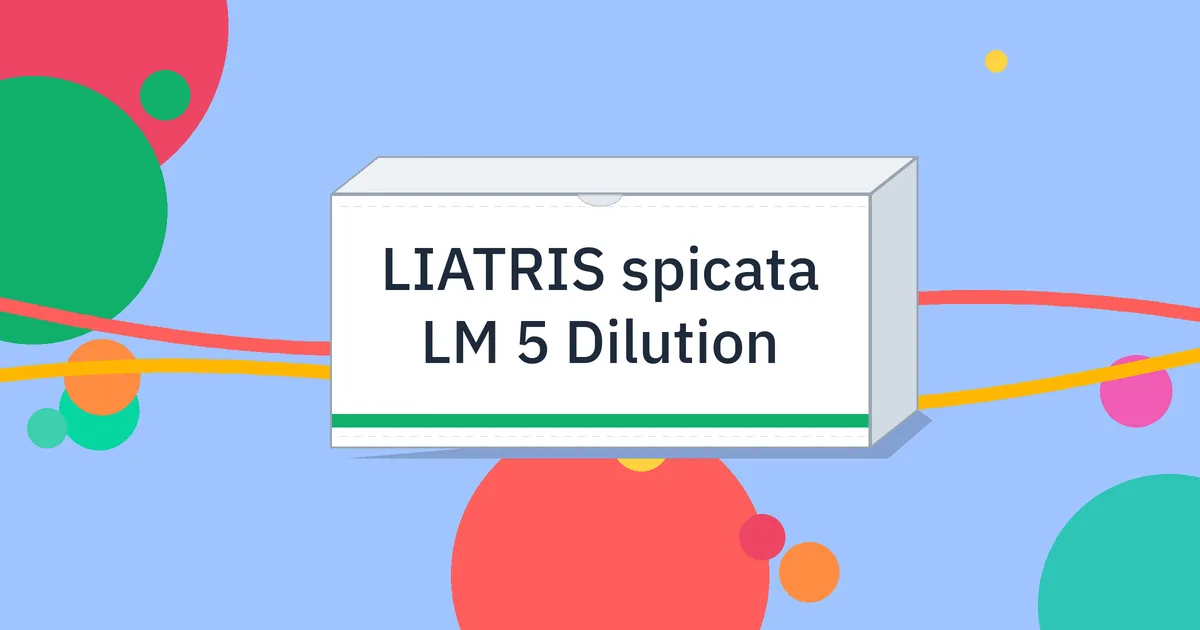 Symbolbild: Packung mit der Aufschrift LIATRIS spicata LM 5 Dilution (PZN 13528642) – Verfügbarkeit und Bezug in Apotheken in Frankfurt am Main