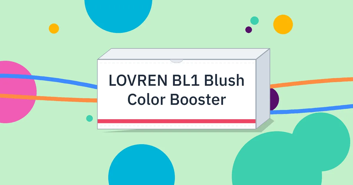 Symbolbild: Packung mit der Aufschrift LOVREN BL1 Blush Color Booster (PZN 20031557) – Verfügbarkeit und Bezug in Apotheken in Frankfurt am Main