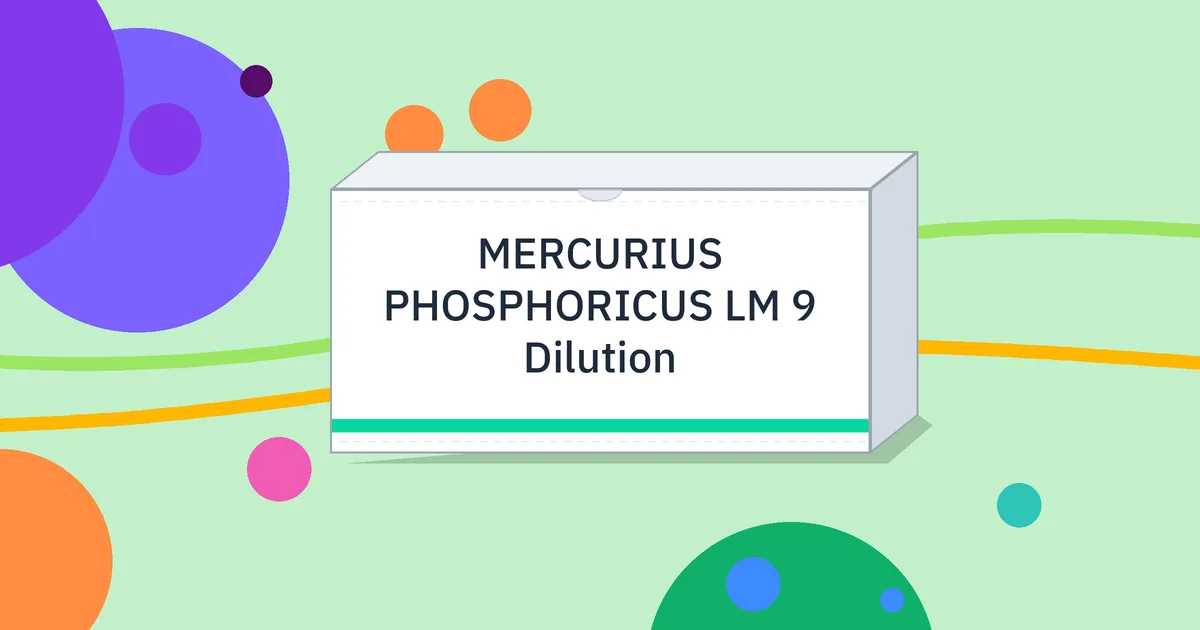 Symbolbild: Packung mit der Aufschrift MERCURIUS PHOSPHORICUS LM 9 Dilution (PZN 12952674) – Verfügbarkeit und Bezug in Apotheken in Frankfurt am Main
