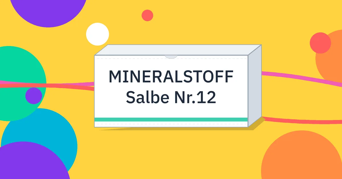 Symbolbild: Packung mit der Aufschrift MINERALSTOFF Salbe Nr.12 (PZN 02734574) – Verfügbarkeit und Bezug in Apotheken in Frankfurt am Main