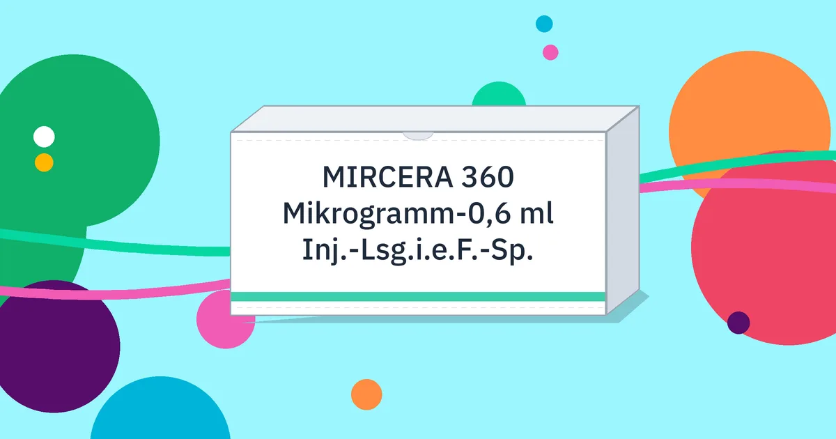 Symbolbild: Packung mit der Aufschrift MIRCERA 360 Mikrogramm-0,6 ml Inj.-Lsg.i.e.F.-Sp. (PZN 09202277) – Verfügbarkeit und Bezug in Apotheken in Frankfurt am Main