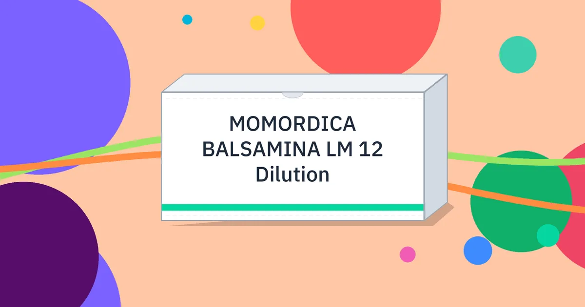 Symbolbild: Packung mit der Aufschrift MOMORDICA BALSAMINA LM 12 Dilution (PZN 13610243) – Verfügbarkeit und Bezug in Apotheken in Frankfurt am Main