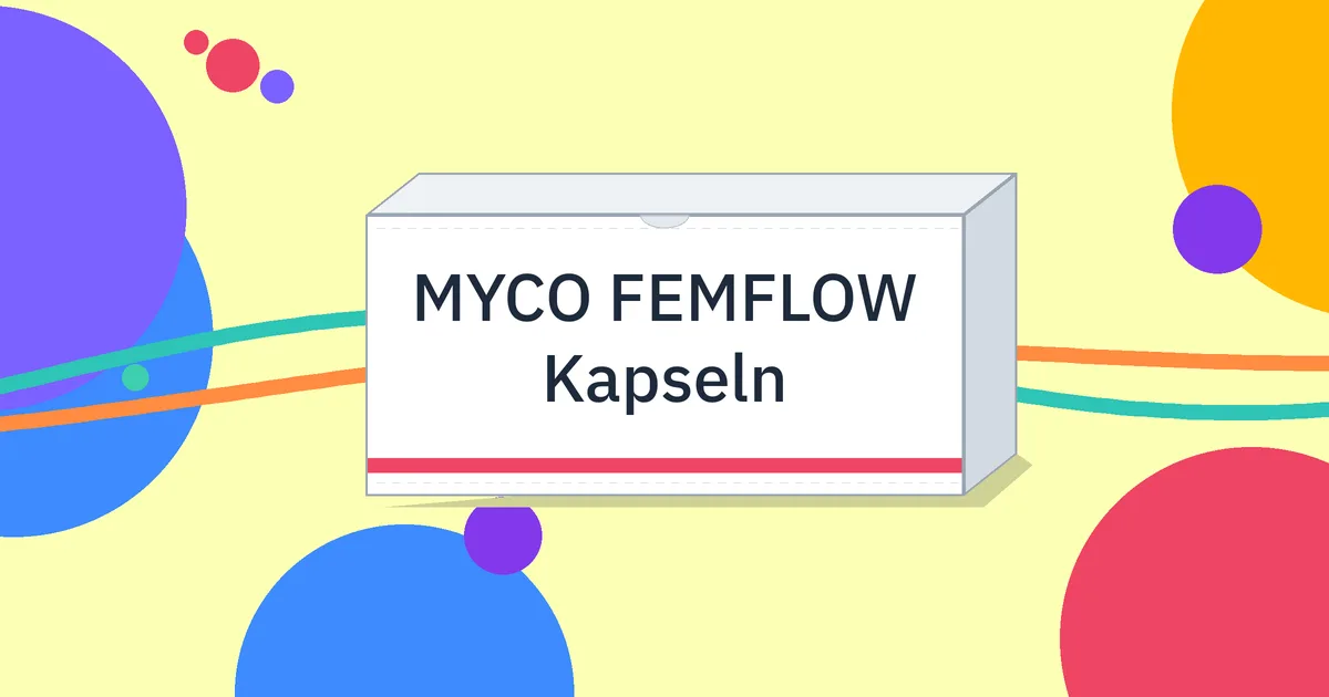 Symbolbild: Packung mit der Aufschrift MYCO FEMFLOW Kapseln (PZN 19998656) – Verfügbarkeit und Bezug in Apotheken in Frankfurt am Main