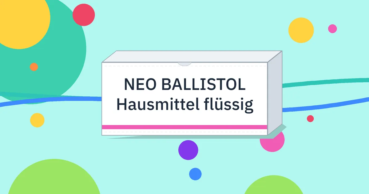 Symbolbild: Packung mit der Aufschrift NEO BALLISTOL Hausmittel flüssig (PZN 01058562) – Verfügbarkeit und Bezug in Apotheken in Frankfurt am Main