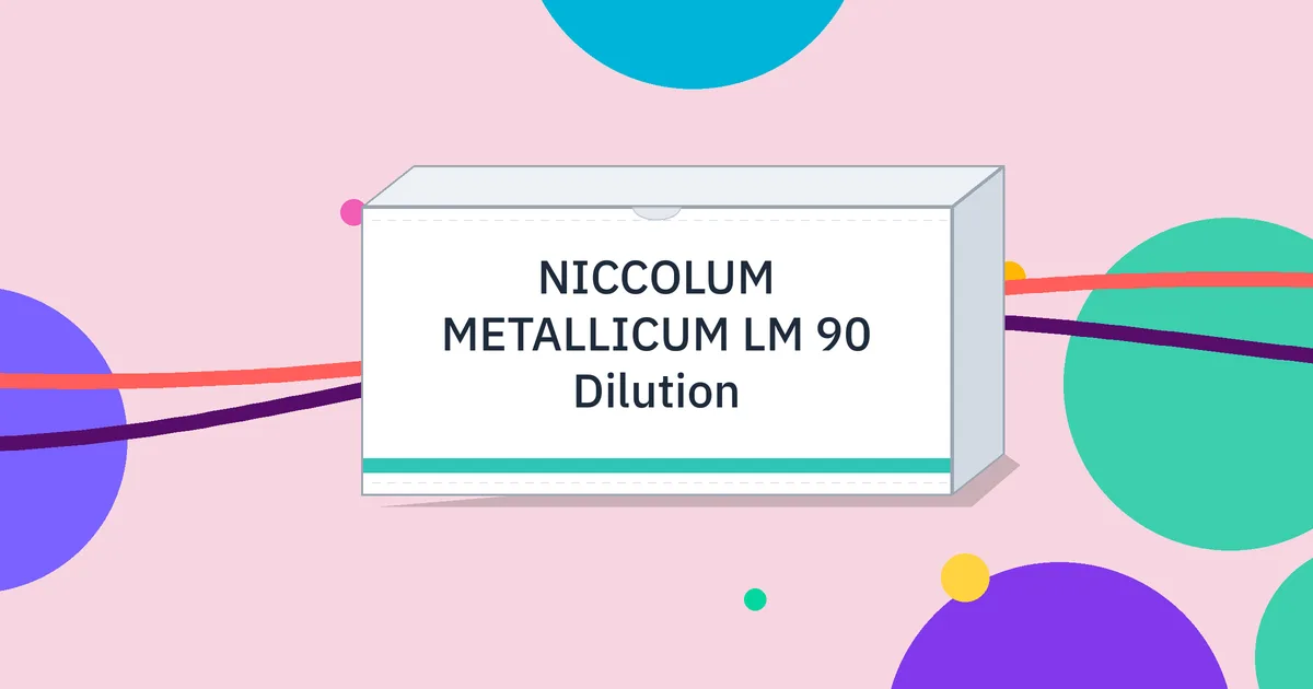 Symbolbild: Packung mit der Aufschrift NICCOLUM METALLICUM LM 90 Dilution (PZN 12968445) – Verfügbarkeit und Bezug in Apotheken in Frankfurt am Main